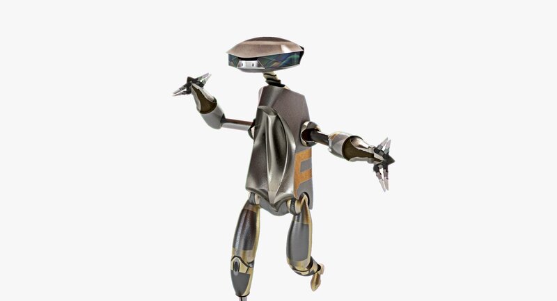 A-Series Compact Variant LPR-A-1 Robot Rigged