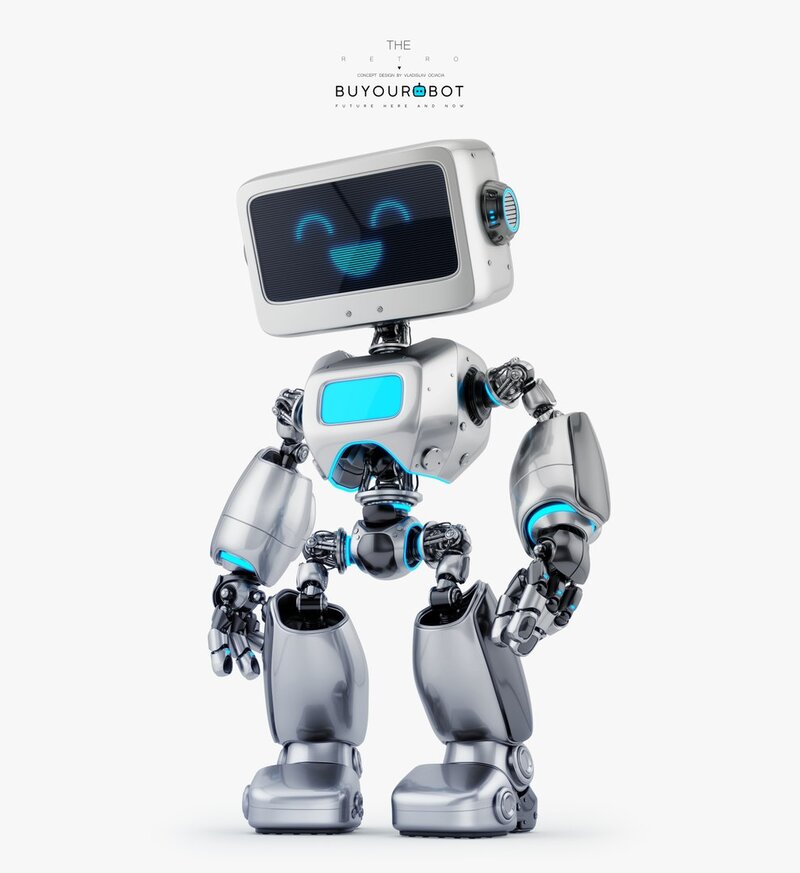 Digital robotic retro bot