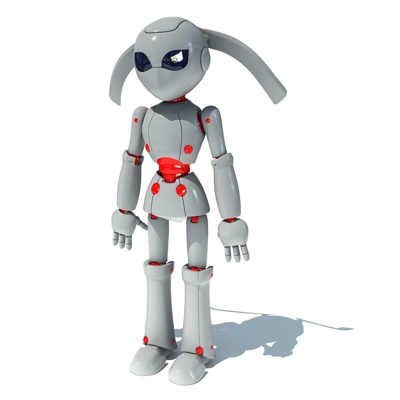 Simple Robot 3D Model 3D model