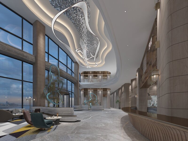 The Hotel Lobby 3D model