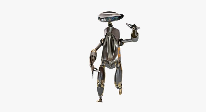 A-Series Compact Variant LPR-A-1 Robot Rigged