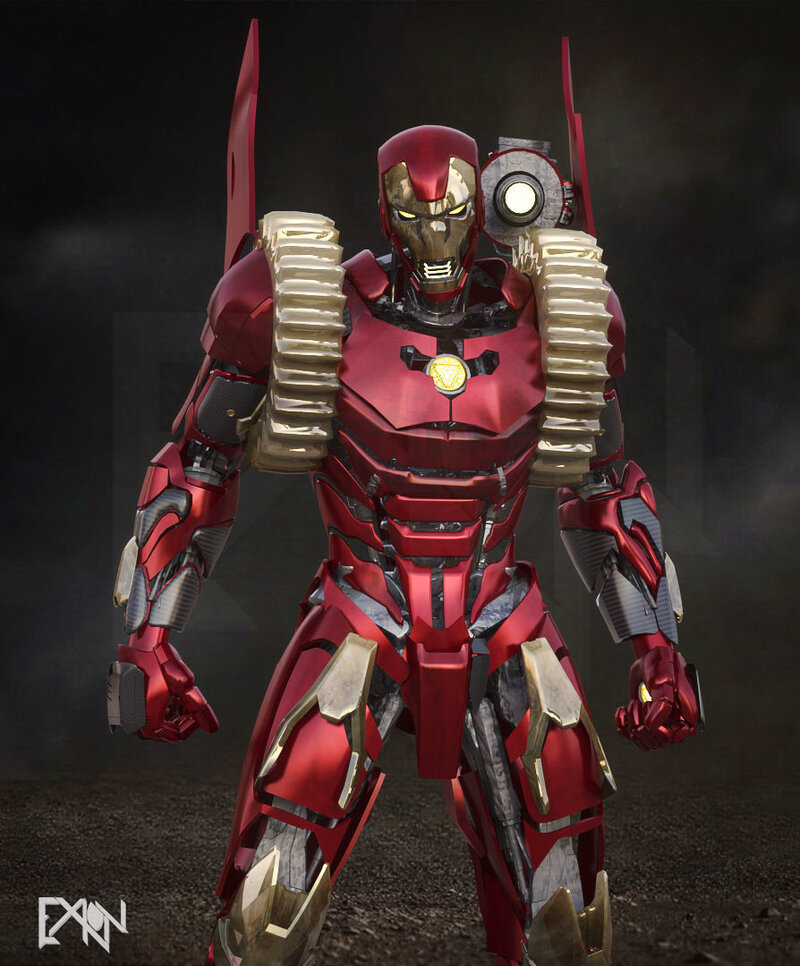 Iron Man MK63 Godbuster Armor 3D model