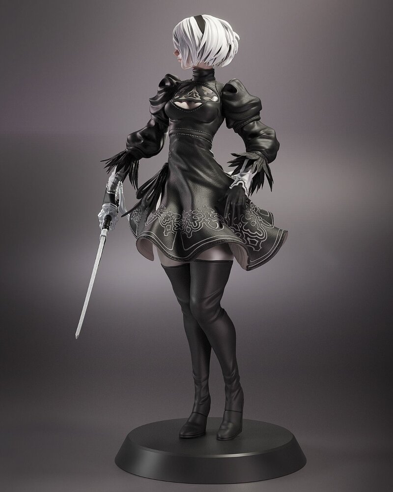 2b - Nier Automata 3D Print 3D print model