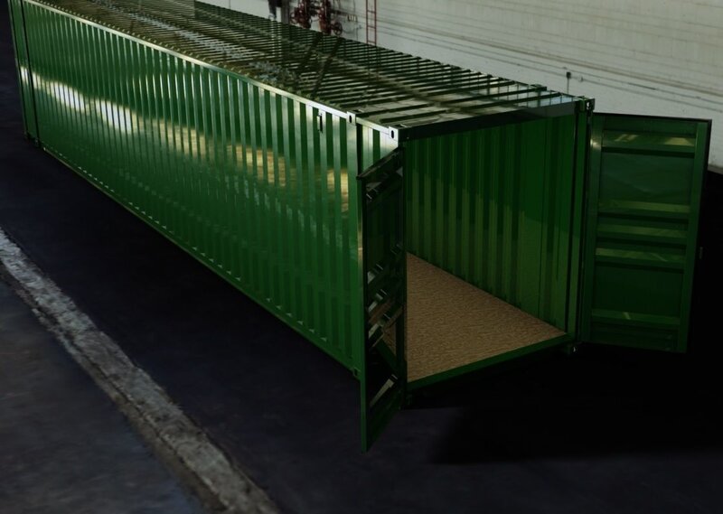 45FT ISO Shipping Container 3D model