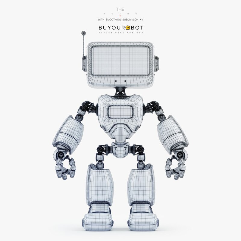 Digital robotic retro bot II