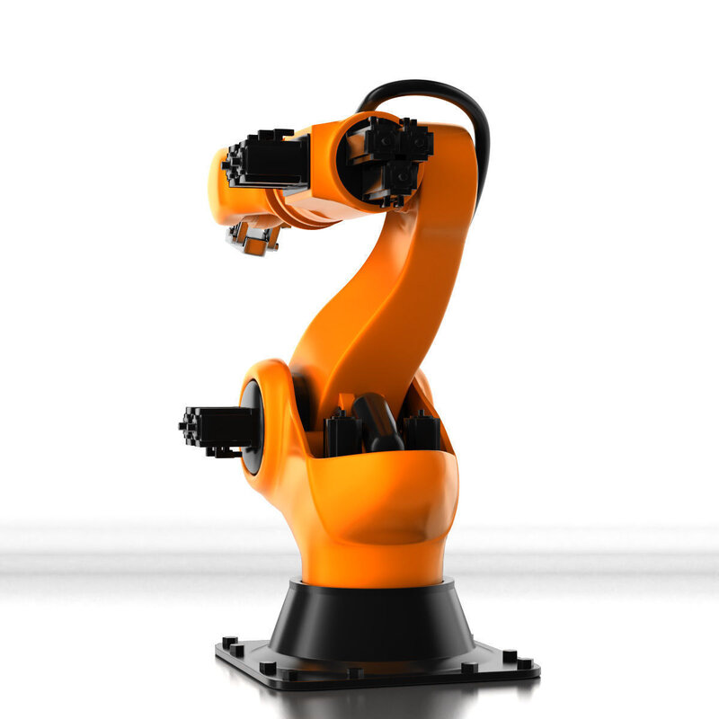 Industrial Robot 3d Model
