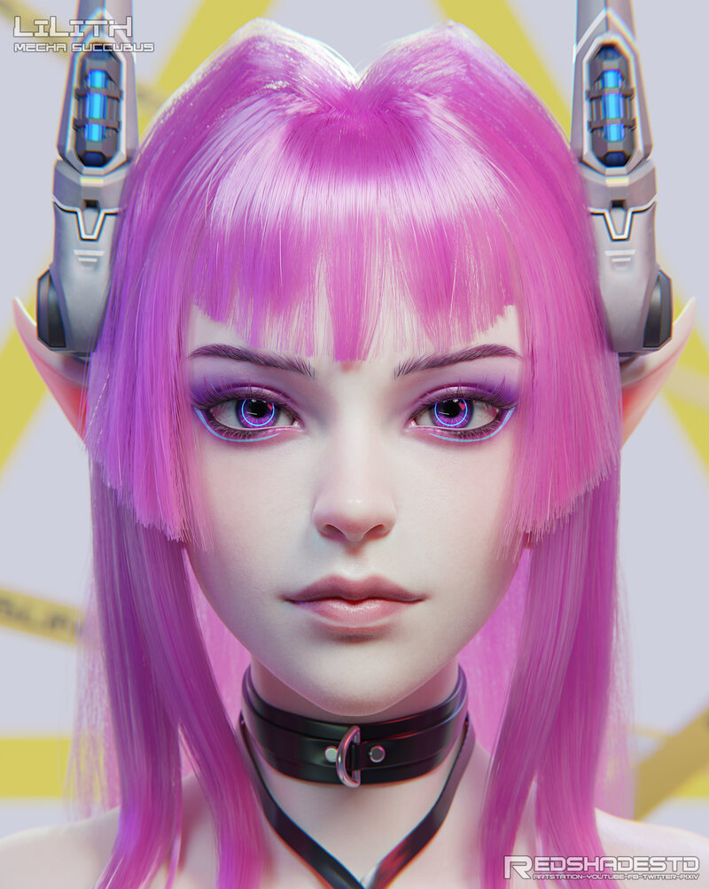 Lilith - Mecha Succubus Human Form Project Files 3D model