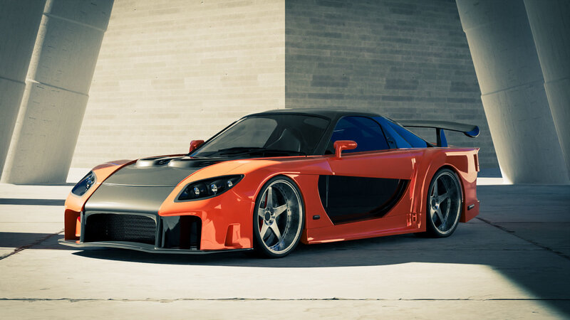 Mazda RX-7 Veilside Fortune 3D model