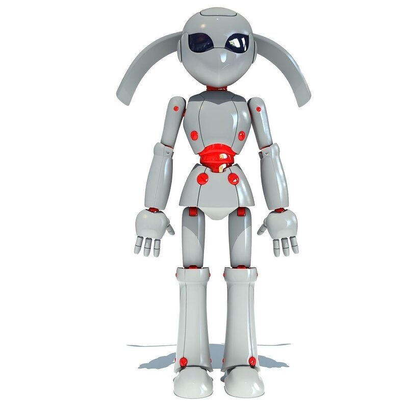 Simple Robot 3D Model 3D model