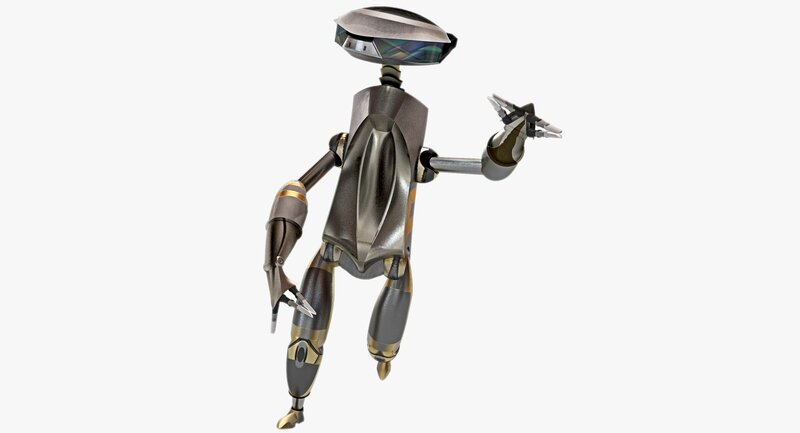 A-Series Compact Variant LPR-A-1 Robot Rigged