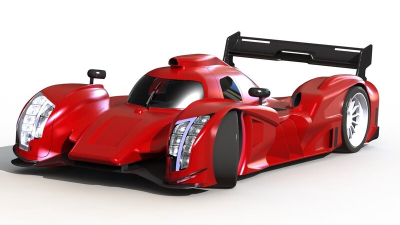 CRAZY Detailed LeMans Race Car - 3D Print Compatible STL 3D print model