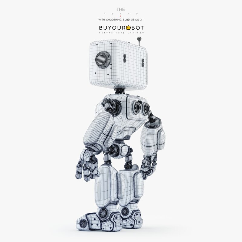 Digital robotic retro bot II