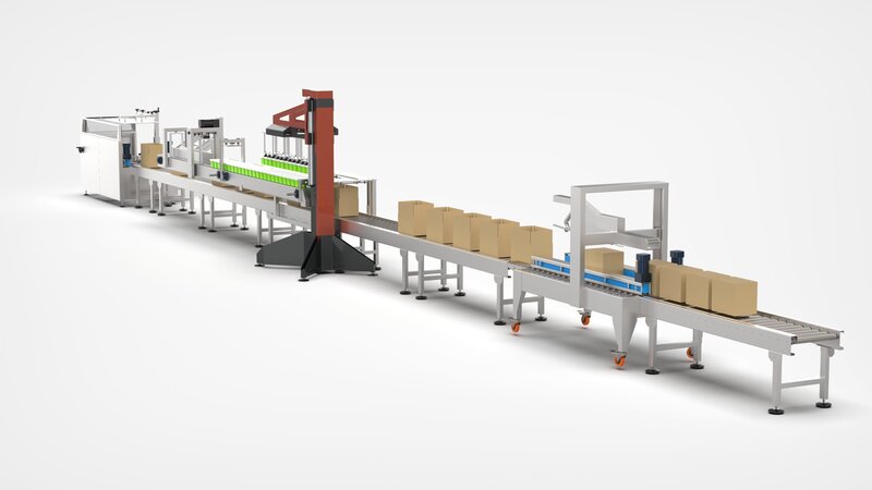 Fully Automatic Food Packing Machine 3D model