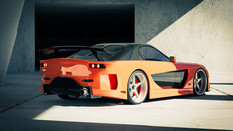 Mazda RX-7 Veilside Fortune 3D model