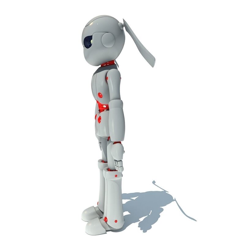 Simple Robot 3D Model 3D model