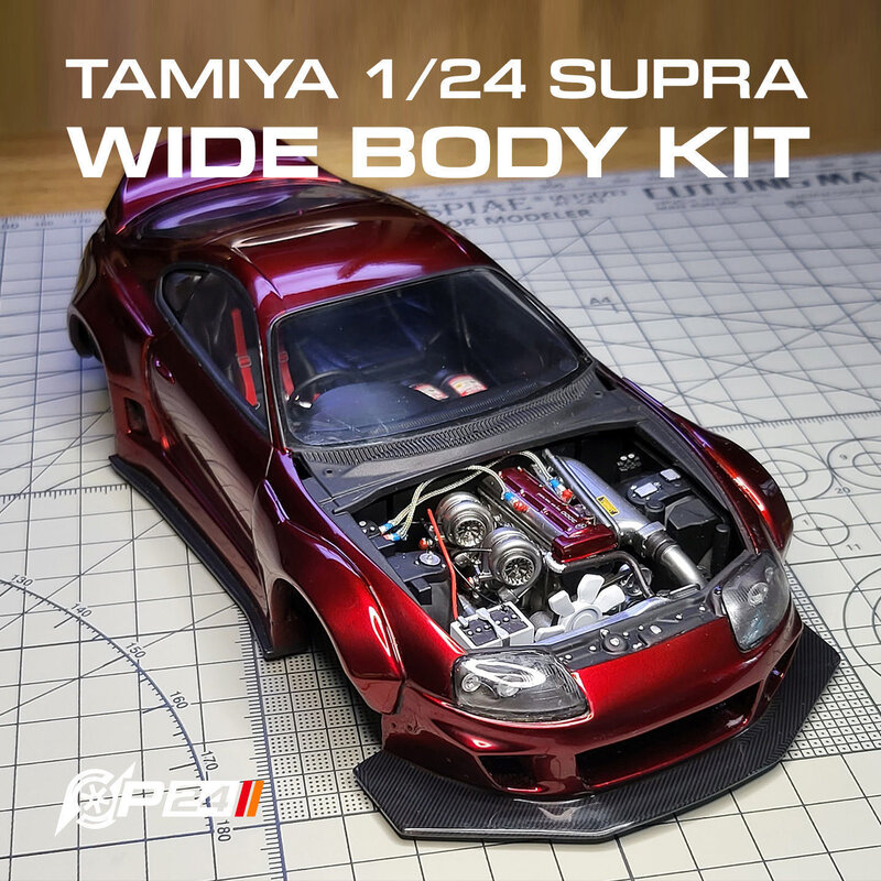 Tamiya Supra custom wide body kit 3D print model