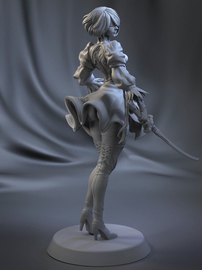 2b - Nier Automata 3D Print 3D print model