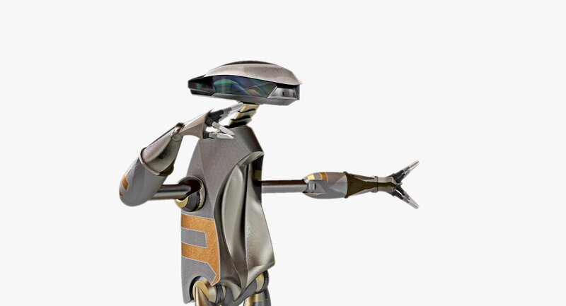 A-Series Compact Variant LPR-A-1 Robot Rigged