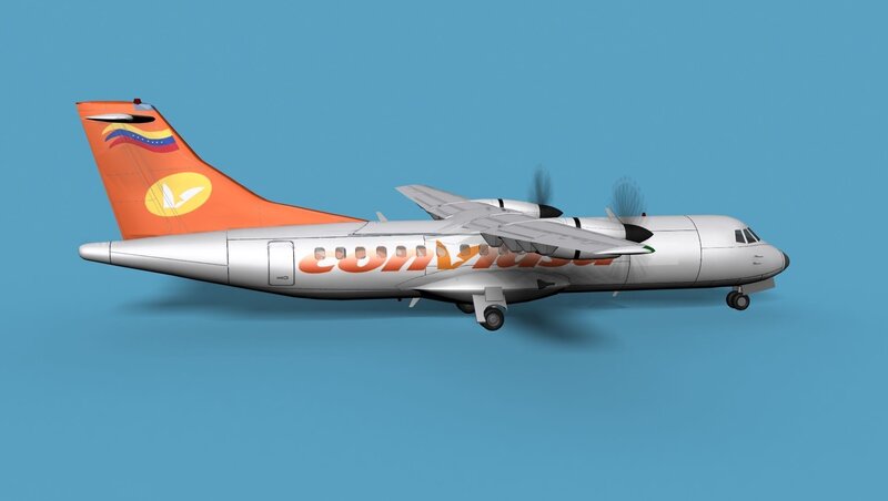 ATR ATR-42-500 Conviasa 3D model