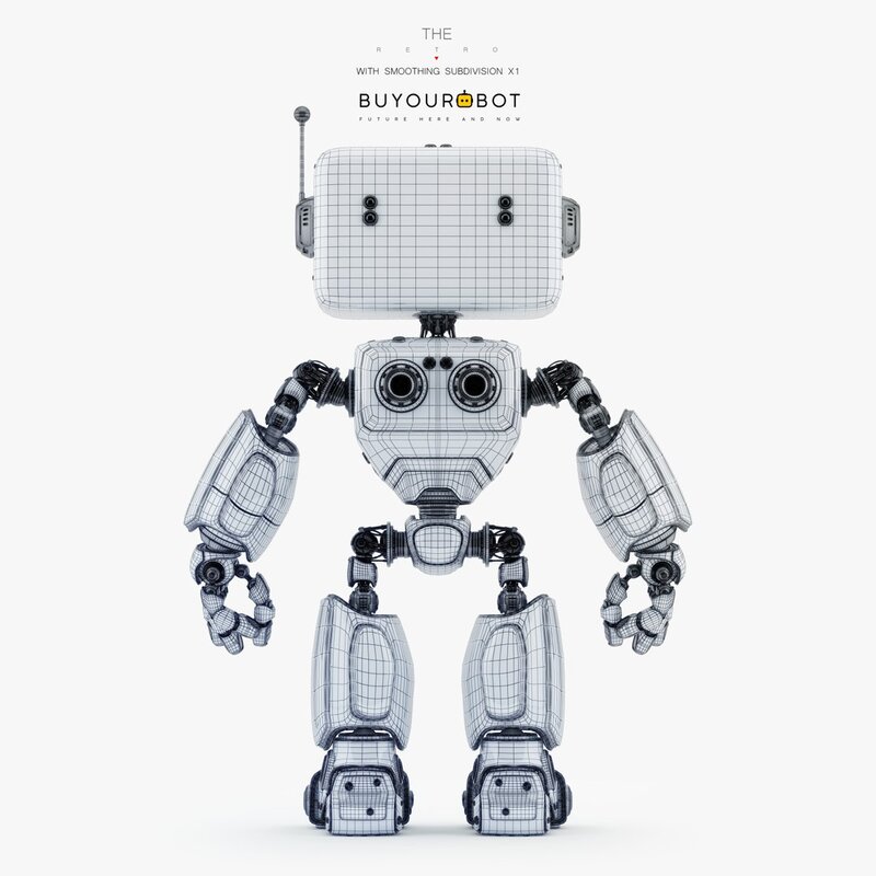 Digital robotic retro bot II