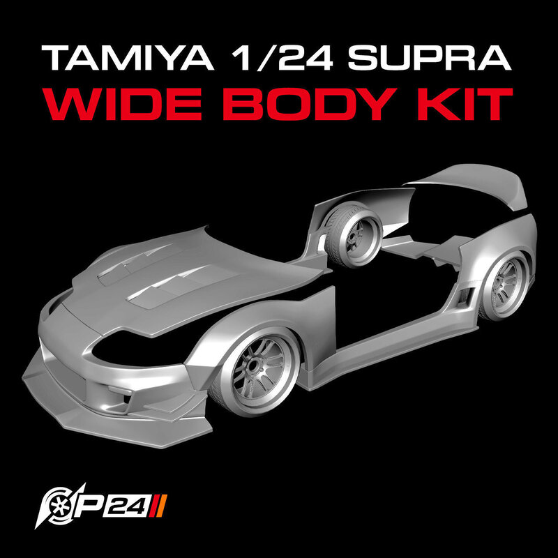 Tamiya Supra custom wide body kit 3D print model