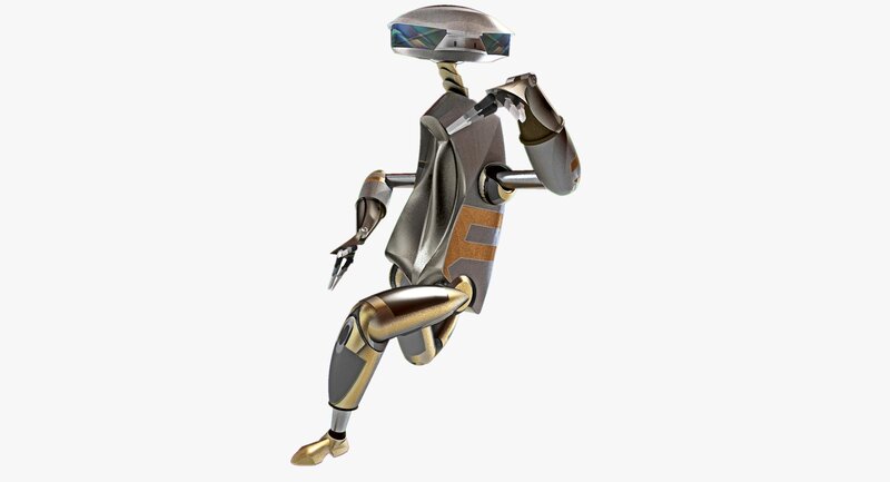 A-Series Compact Variant LPR-A-1 Robot Rigged