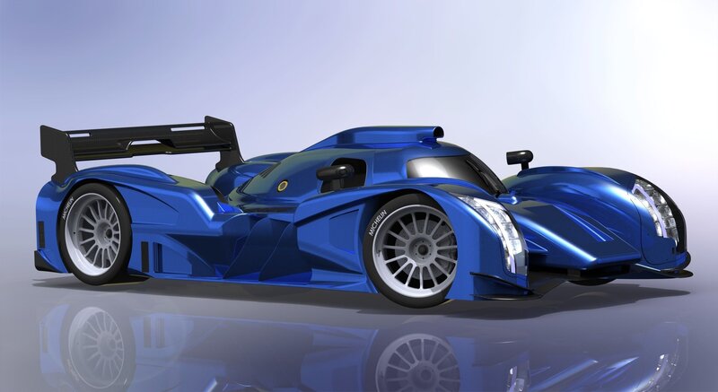 CRAZY Detailed LeMans Race Car - 3D Print Compatible STL 3D print model