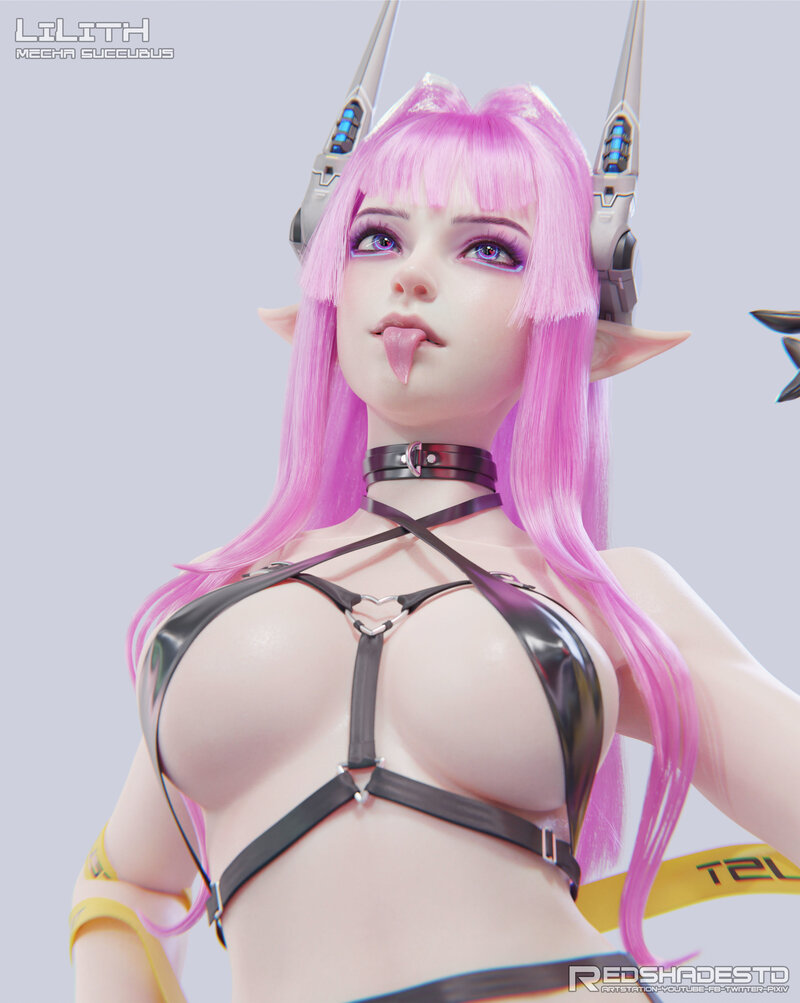 Lilith - Mecha Succubus Human Form Project Files 3D model