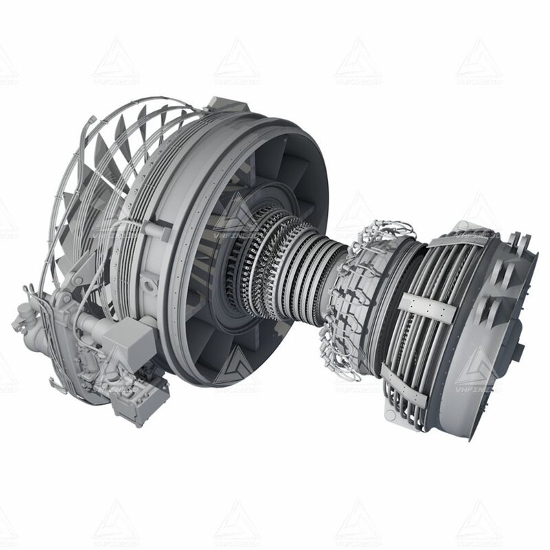 SolidWorks cfm56-7b Complete model 3D model